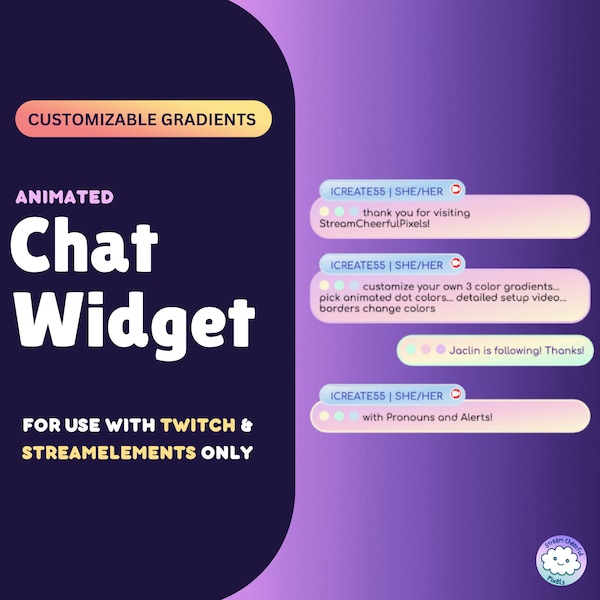 Twitch Chat Widget - Etsy