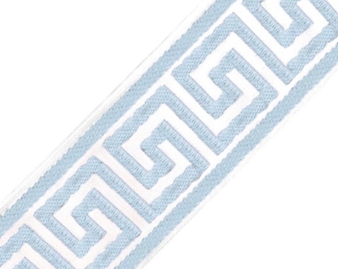 Designer Trim by the Yard Greek Key Athena Geometric Jacquard 2.15 ...