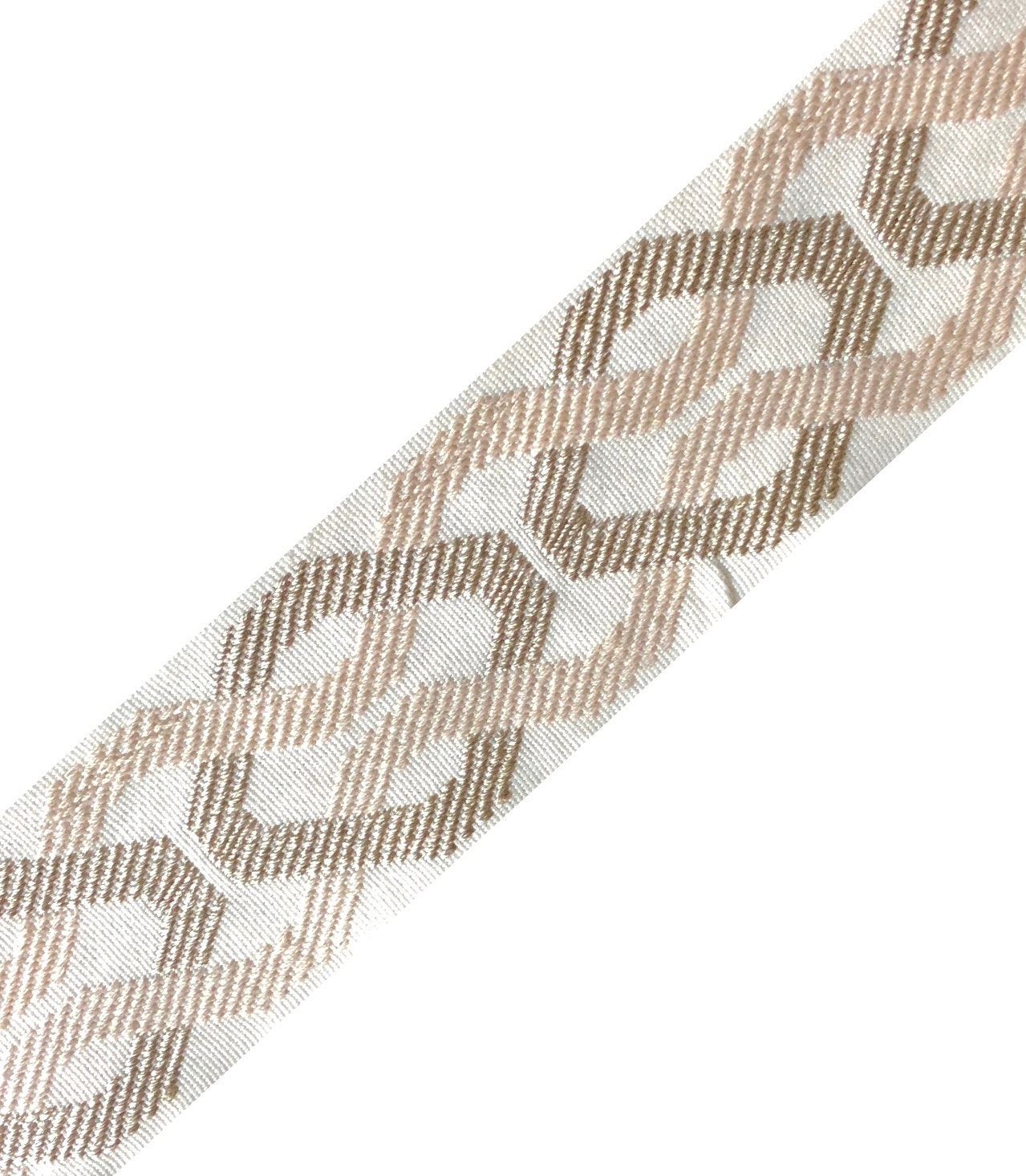 Designer Trim by the Yard Chain Link Geometric Jacquard 2.5 - Etsy