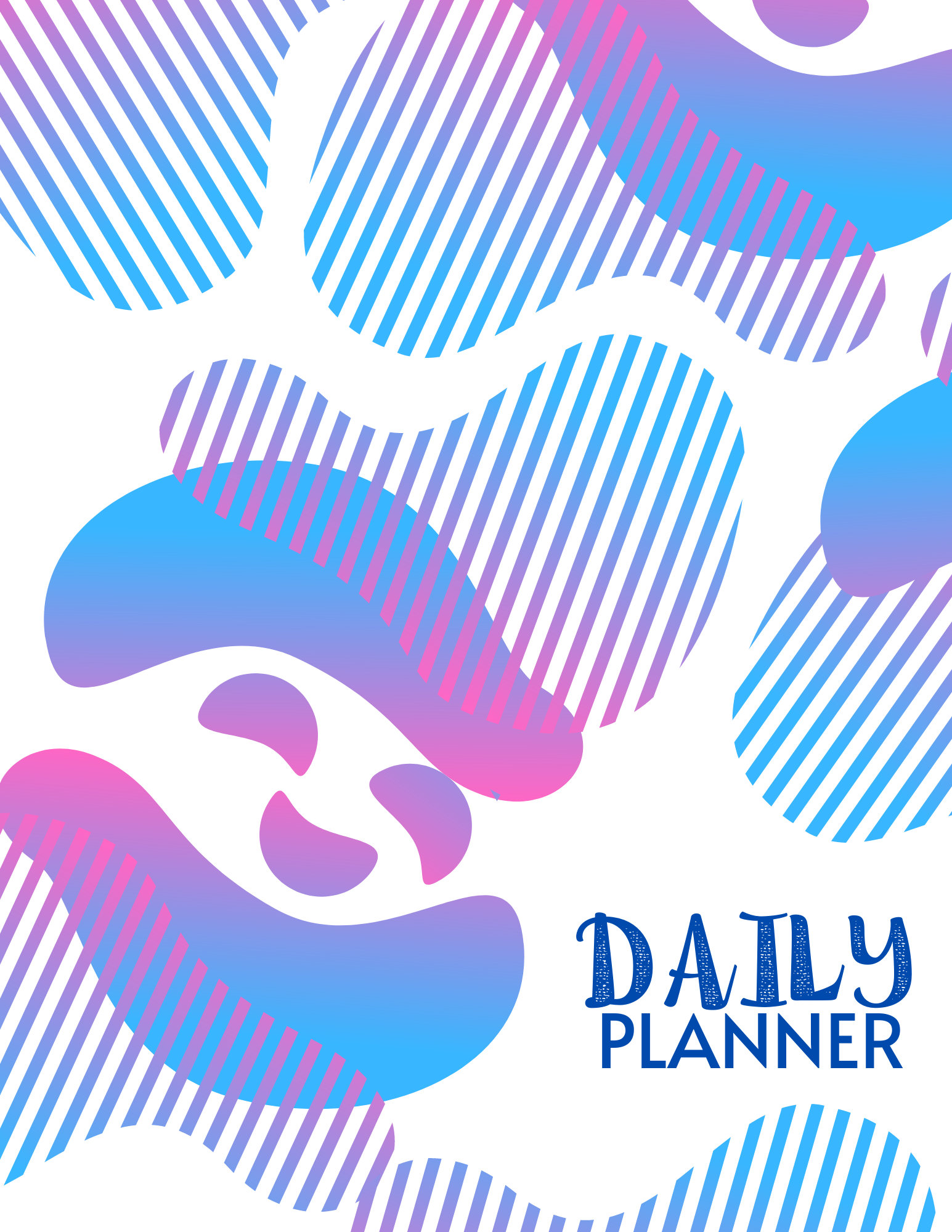 Digital Planner Cover, Printable Daily Planner Cover, Planner Cover ...