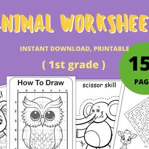Animal Curriculum | Preschool Workbook With Preschool Worksheets ...