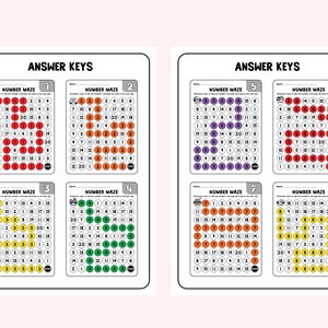 Preschool Pre-k + Kindergarten, Number Maze for Kids, Activity Sheets ...