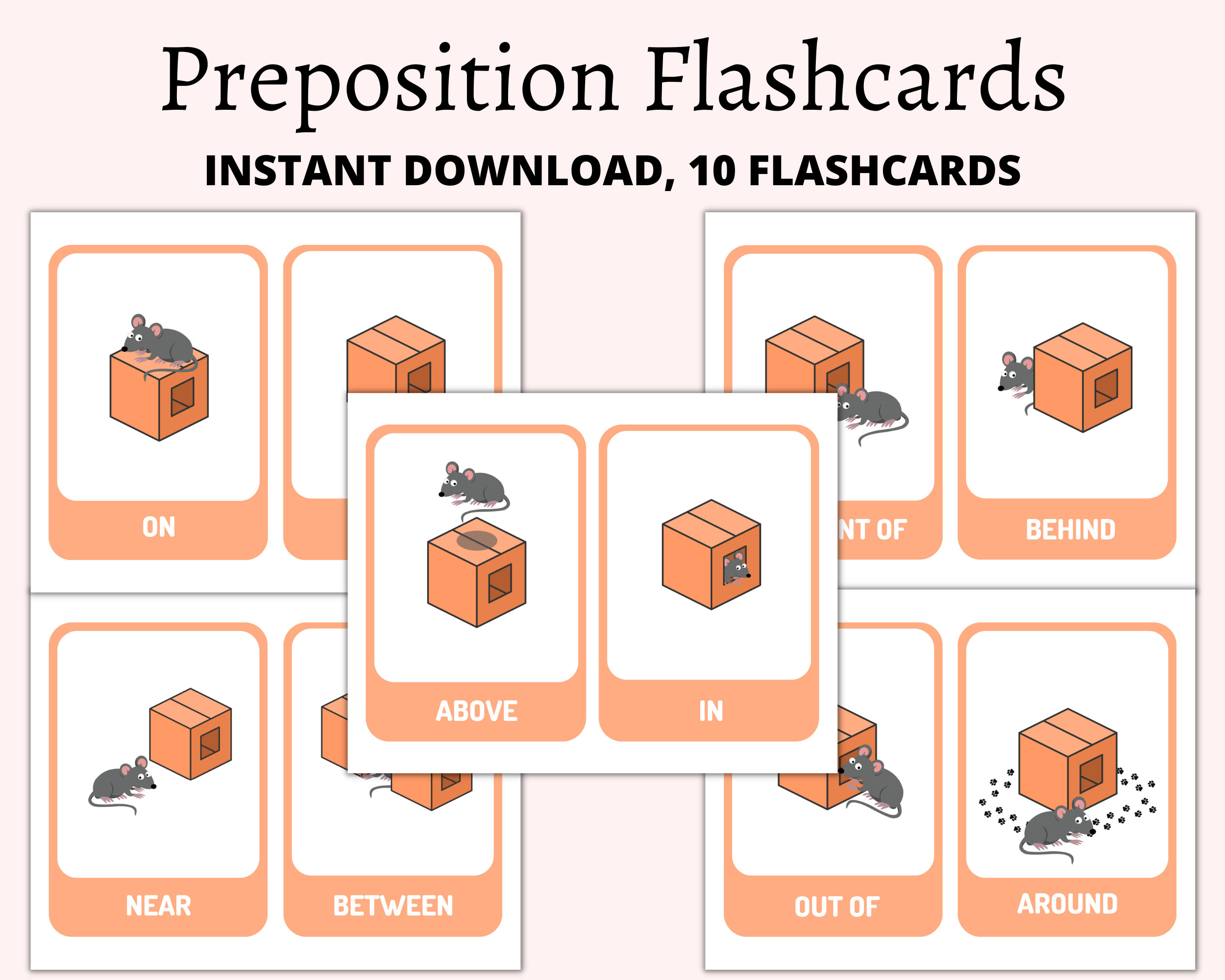 Printable Flashcards for Preschool and Pre-k, Flash Cards for Toddlers ...