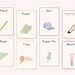 Learning Cards Toddler Montessori, Stationary Cards, Montessori ...