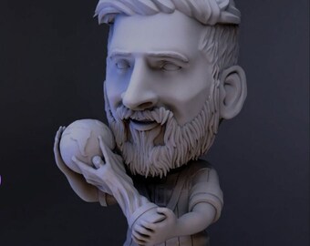Messi 3d Model Stl - Etsy