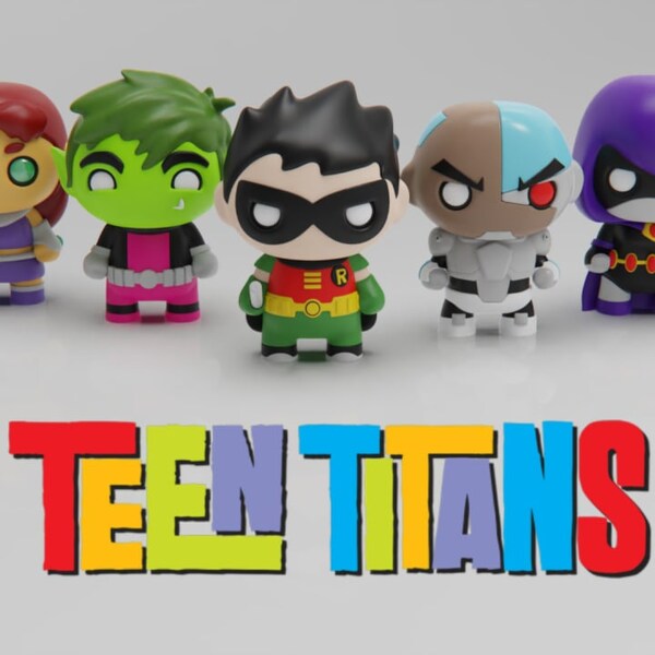 Teen Titans - Etsy