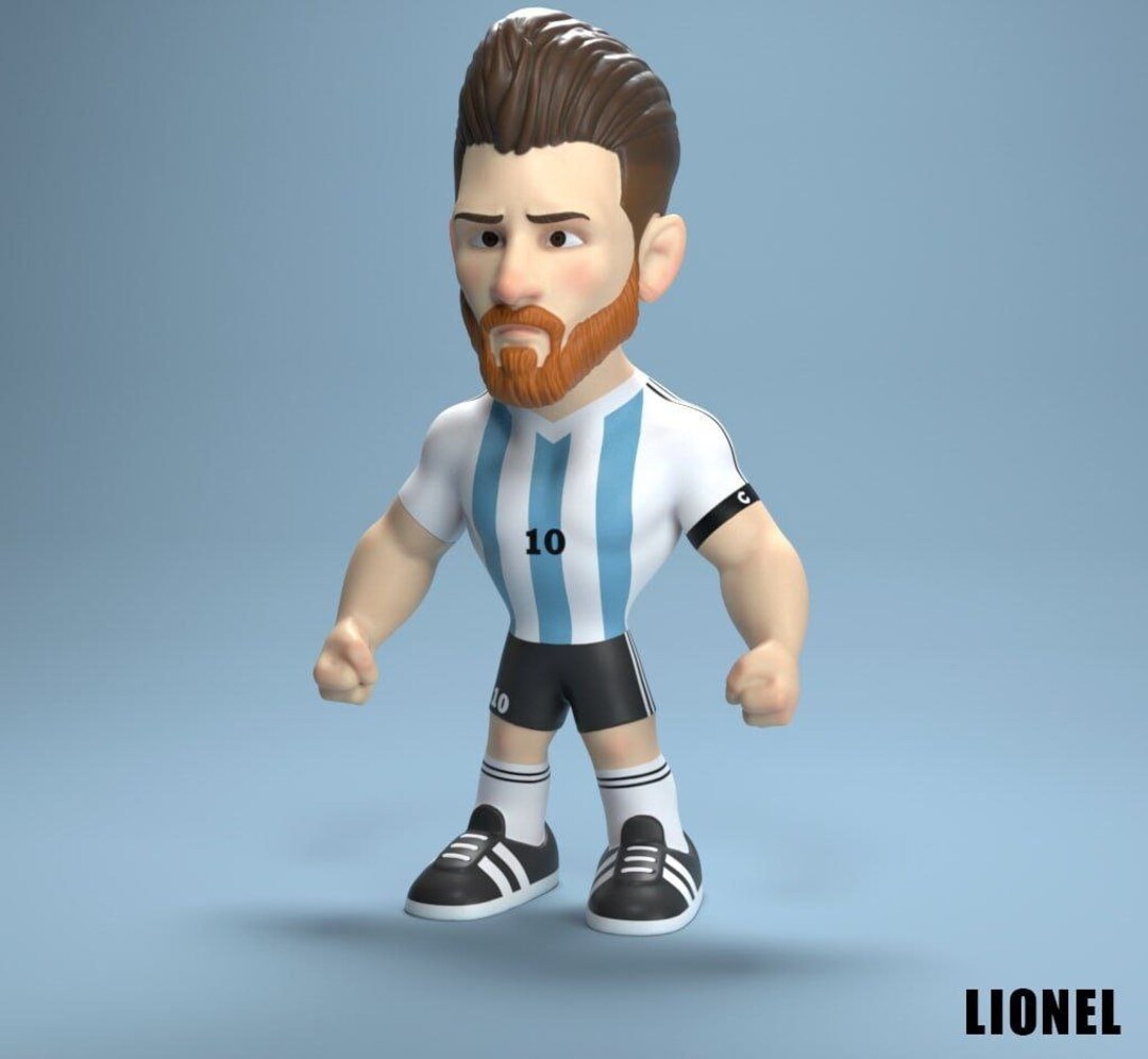 Lionel Messi STL Model STL Figure 3D Printable Model STL - Etsy