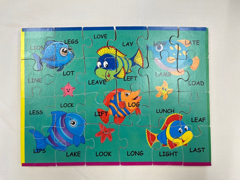 Wood Puzzle Articulation Therapy Speech Therapy Early Childhood - Etsy