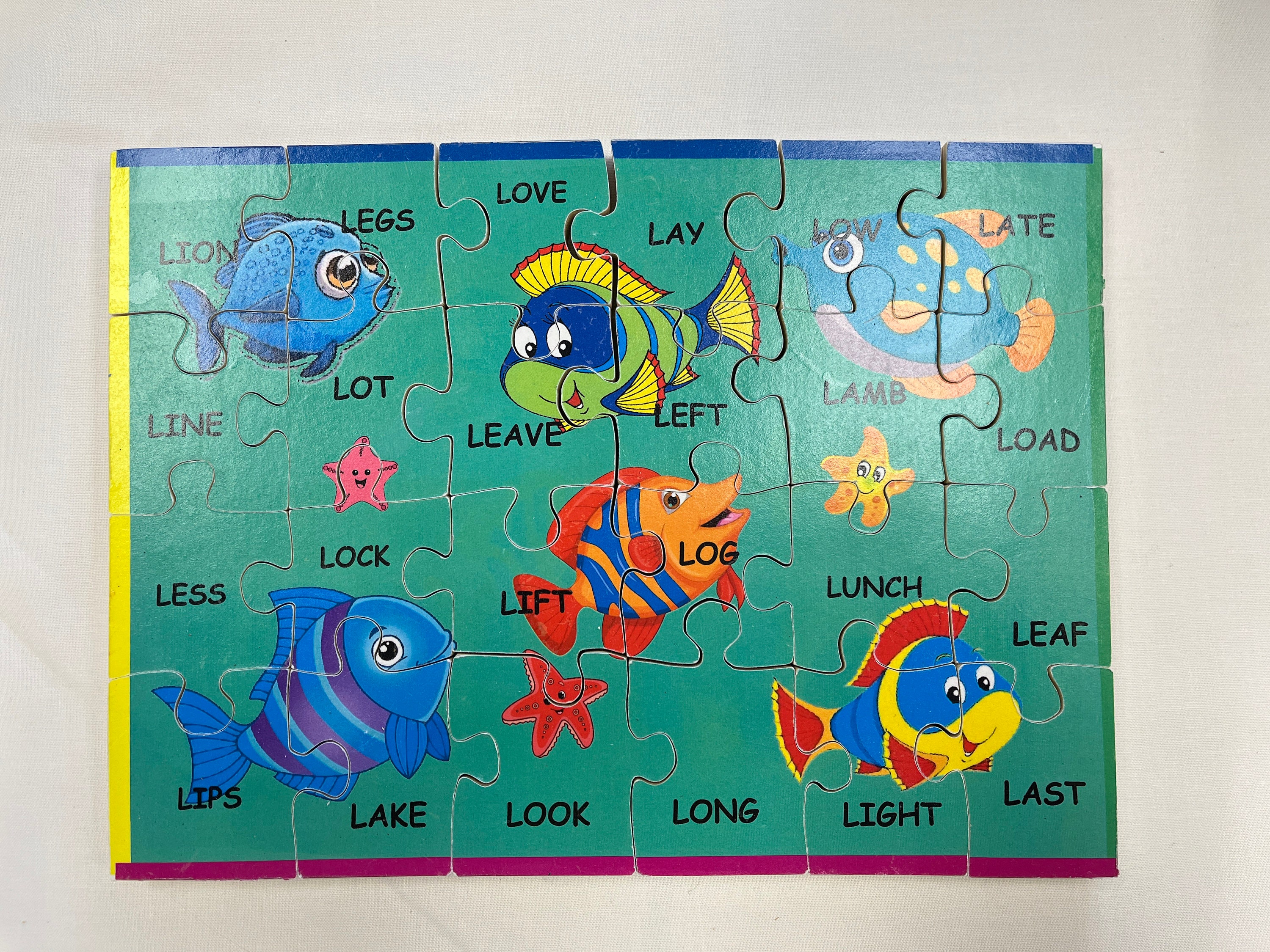 Wood Puzzle Articulation Therapy Speech Therapy Early Childhood - Etsy