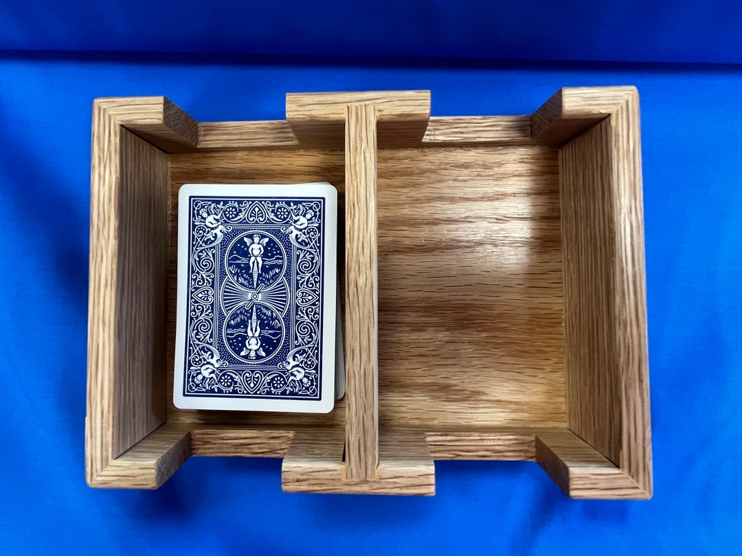 Playing Card Holder, Card Decks, Xl Cards, Hand Made Wood, Games, Solid ...