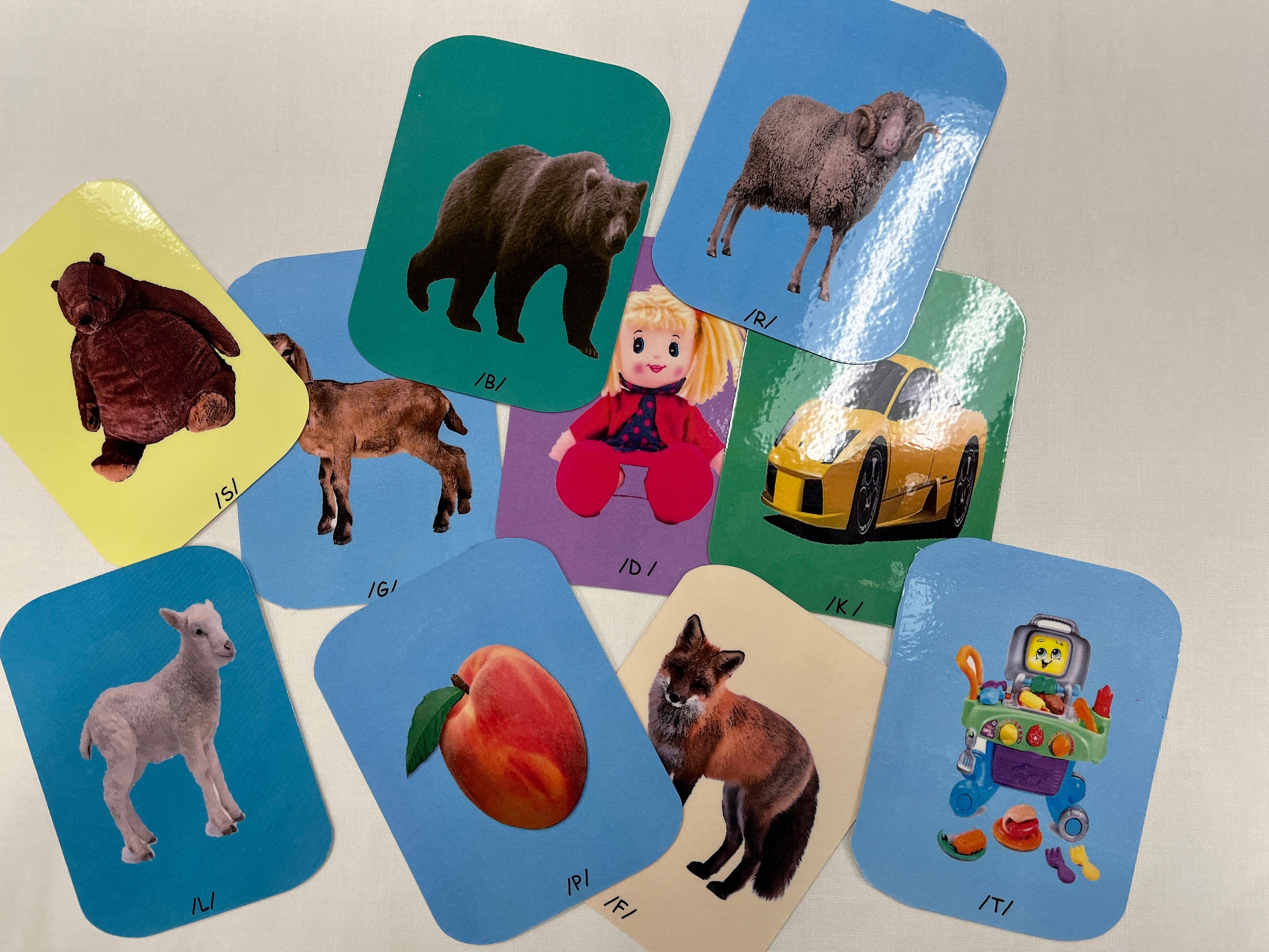 Speech Therapy Articulation Flash Cards B D G K L R S T Memory Games Go ...