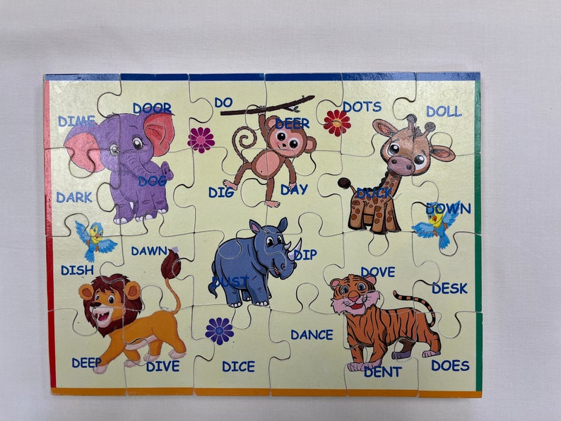Wood Puzzle Articulation Therapy Speech Therapy Early Childhood - Etsy