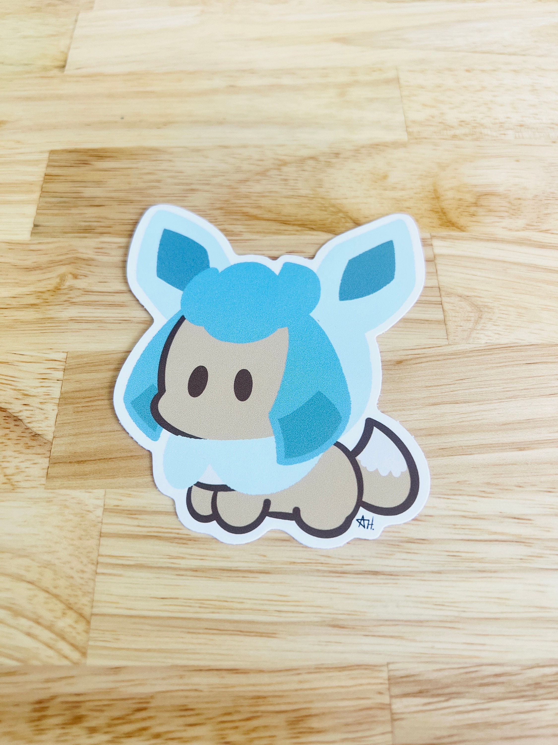 Pokémon Eevee Wearing Eeveelution Poncho Set of 9 Vinyl Sticker 4 - Etsy