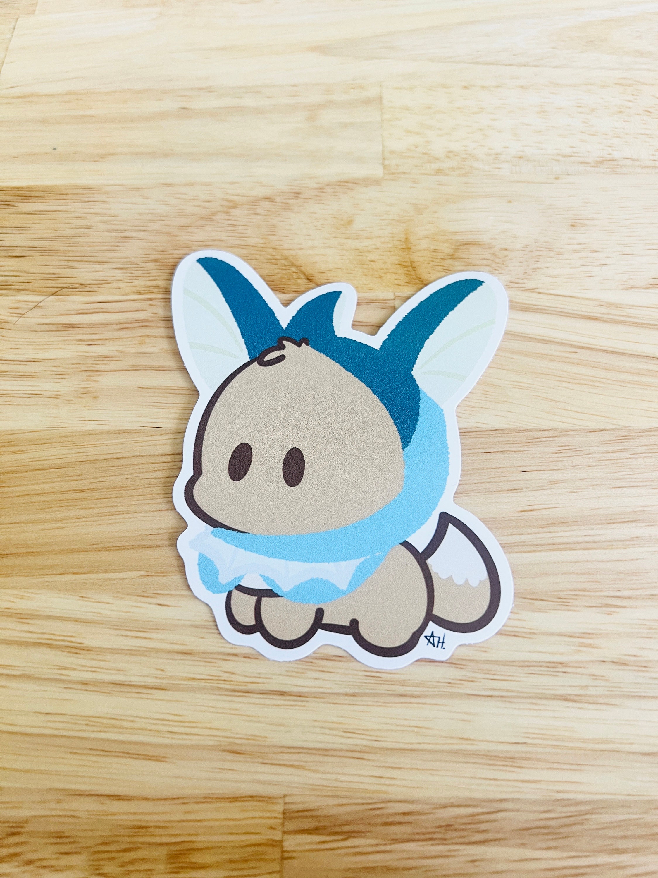 Pokémon Eevee Wearing Eeveelution Poncho Set of 9 Vinyl Sticker 4 - Etsy