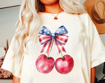 Coquette 4th of July Png,cherry Png,america Png,american Girly Png ...