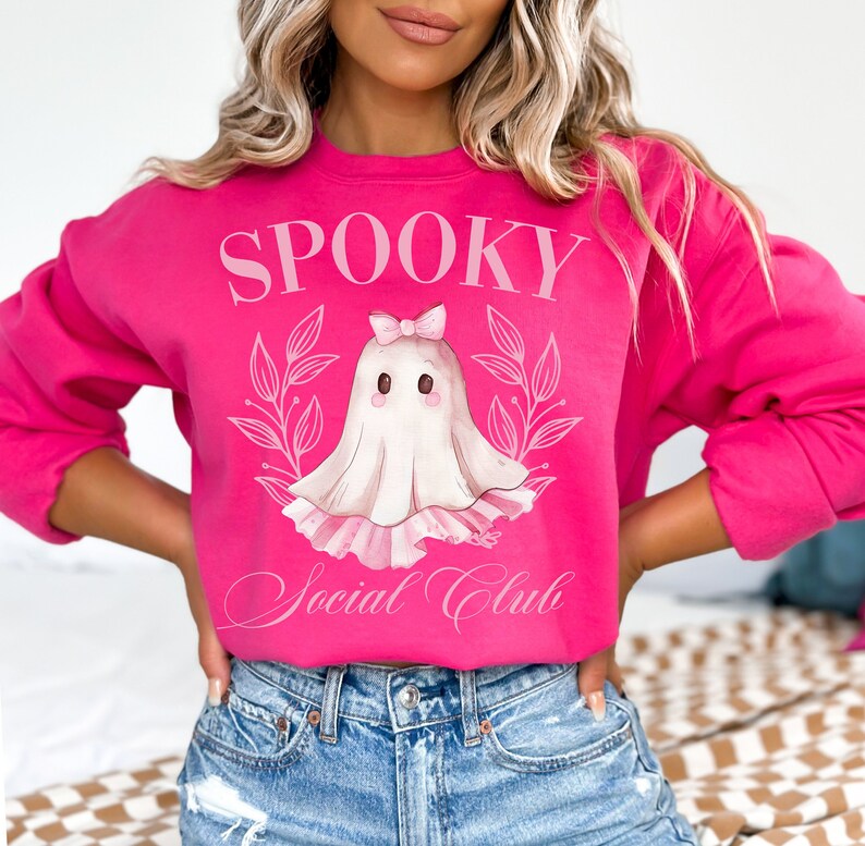 Halloween Cute Ghost Png, Social Club Png, Spooky Coquette Bow ...