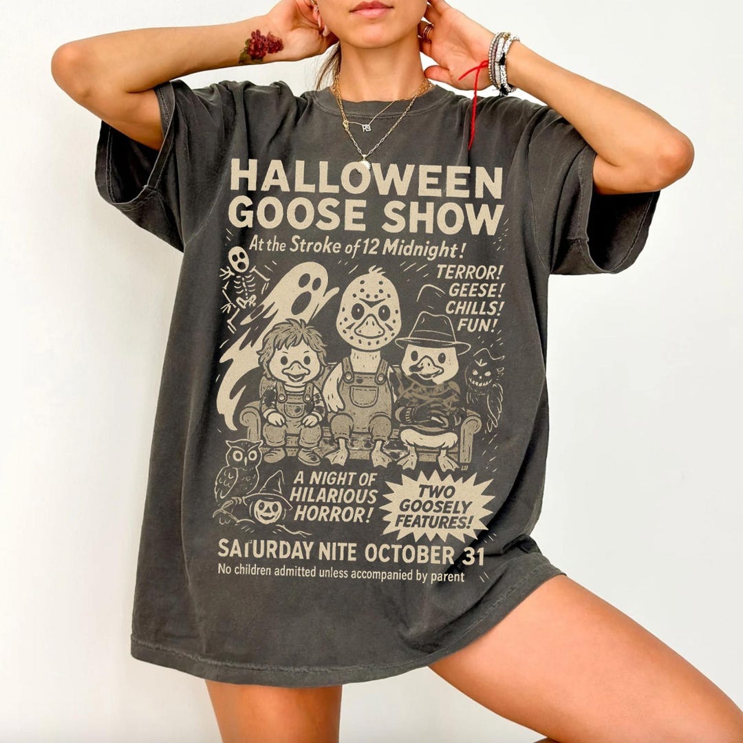 Halloween Goose Show Png, Halloween Goose Poster, Halloween Raccoon ...