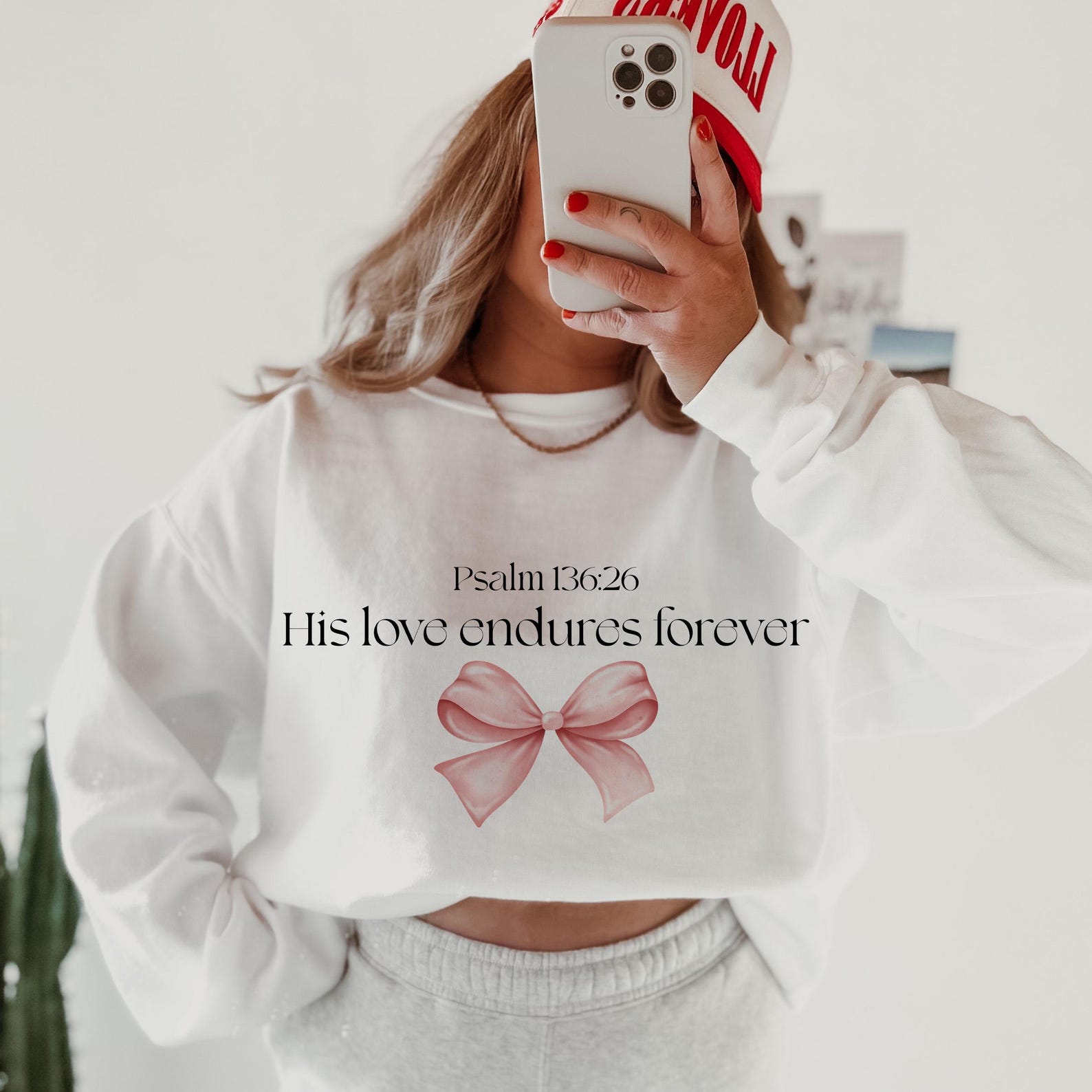 Christian Valentine Png, His Love Endures Forever Design for Shirt ...