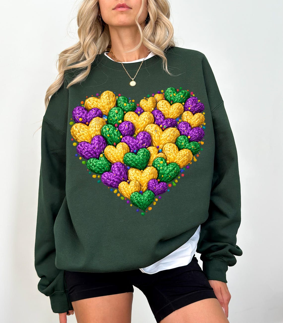 Mardi Gras Heart Mardi Gras Bow Yarn Png, Latch Hook Crochet Mardi Gras ...