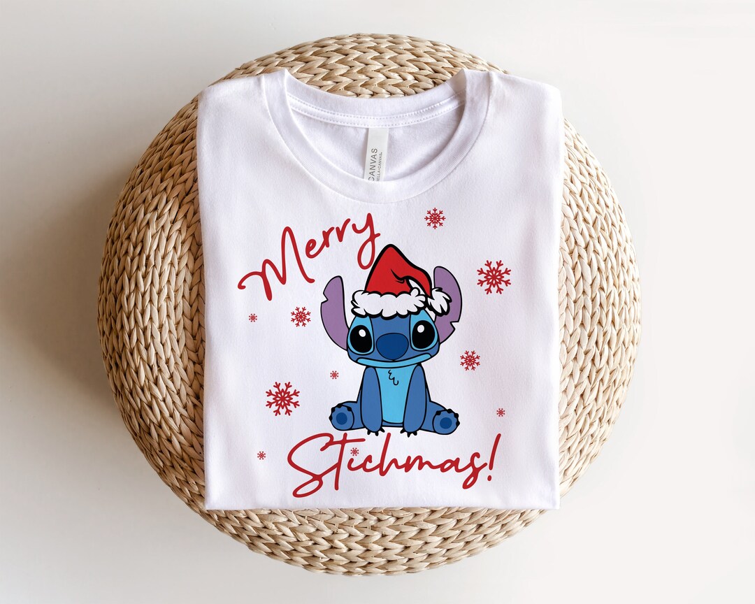 Merry Christmas Svg, Merry Stitchmas Svg, Stitch Layered Svg, Family ...