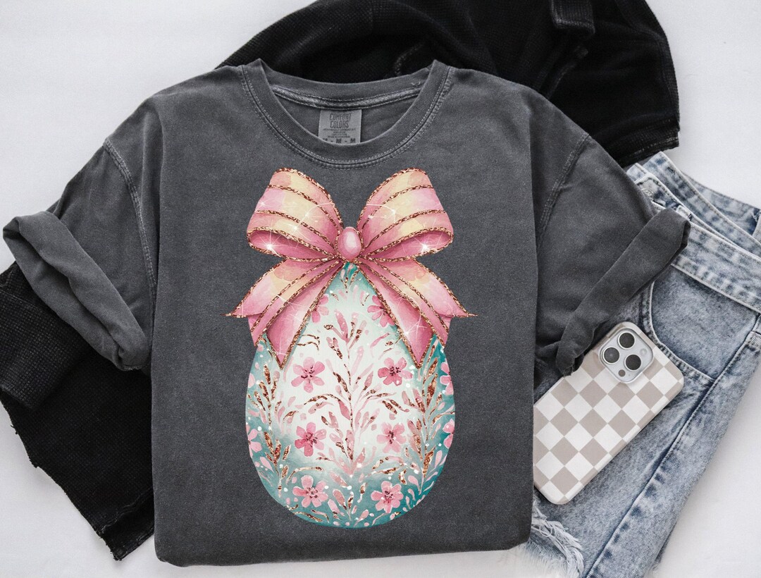 Coquette Easter Egg Png, Easter Png, Retro Easter Png, Happy Easter Png ...