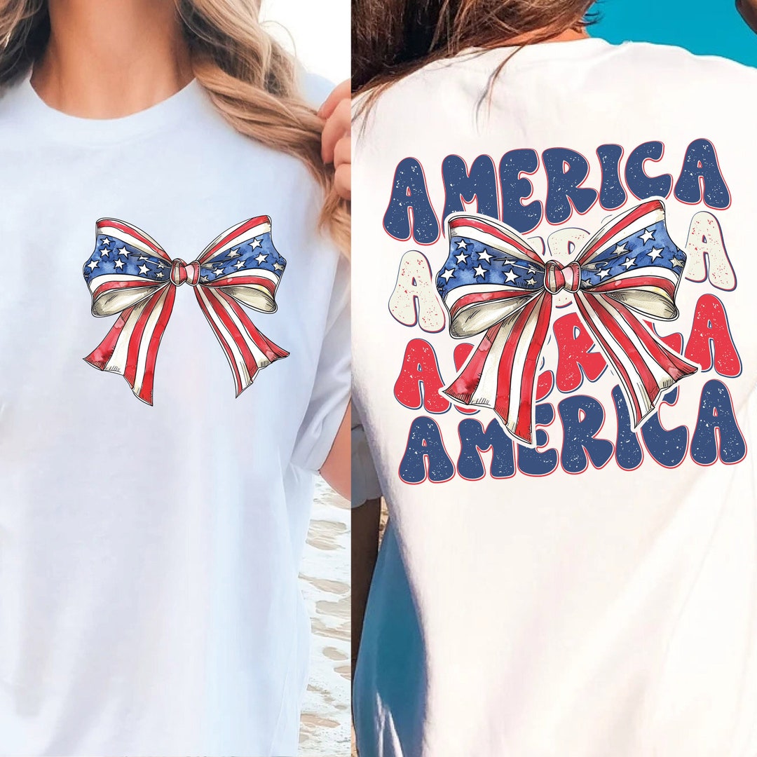 Coquette America Png, Coquette Bow Png, 4th of July Sublimation ...