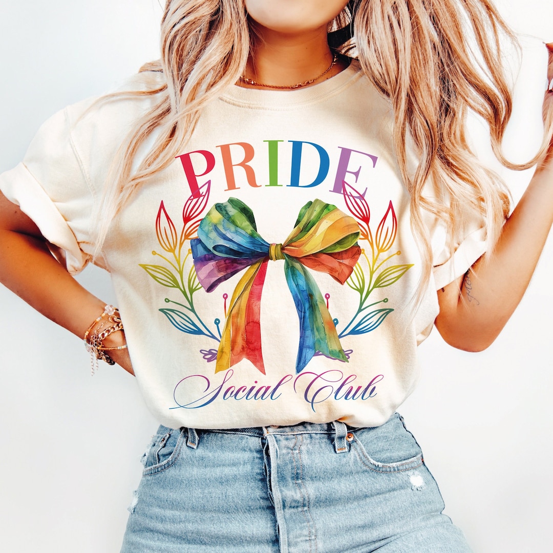 Pride Social Club Png Sublimation Coquette Bow, LGBTQ+ Png, Love is ...