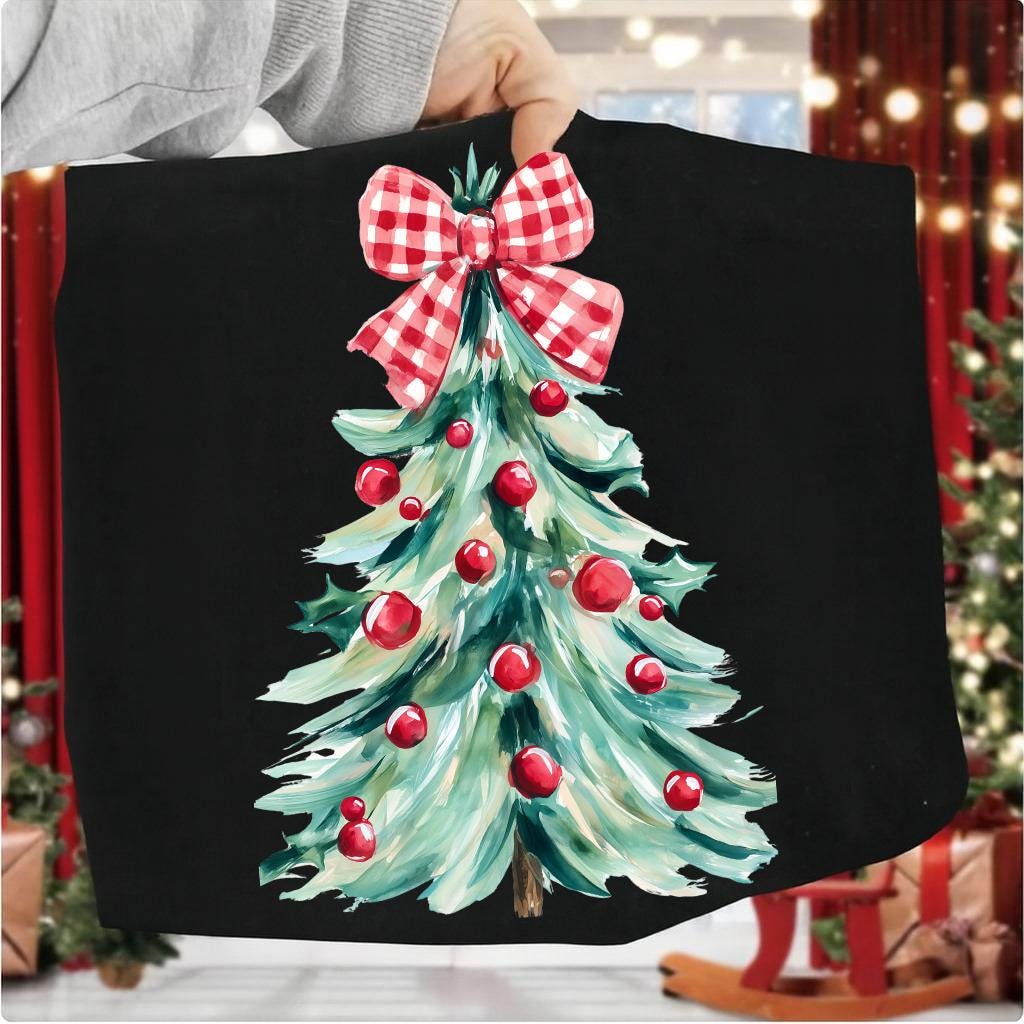 Preppy Christmas Tree PNG Messy Hand Drawn Hot Red Doodle Png Brush ...