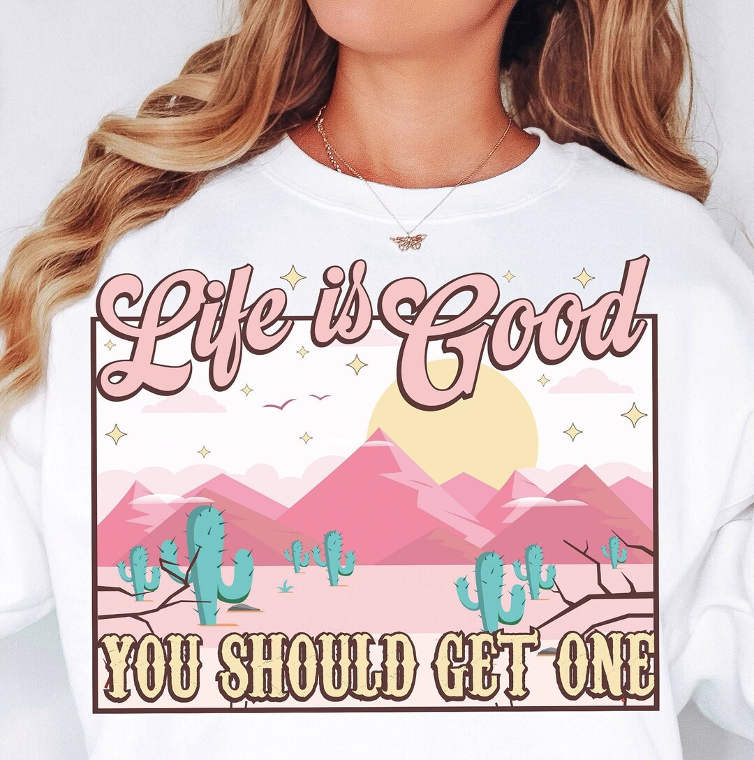 Funny Western Desert Graphic Dtf Digital Designs Sublimation Shirts Top ...