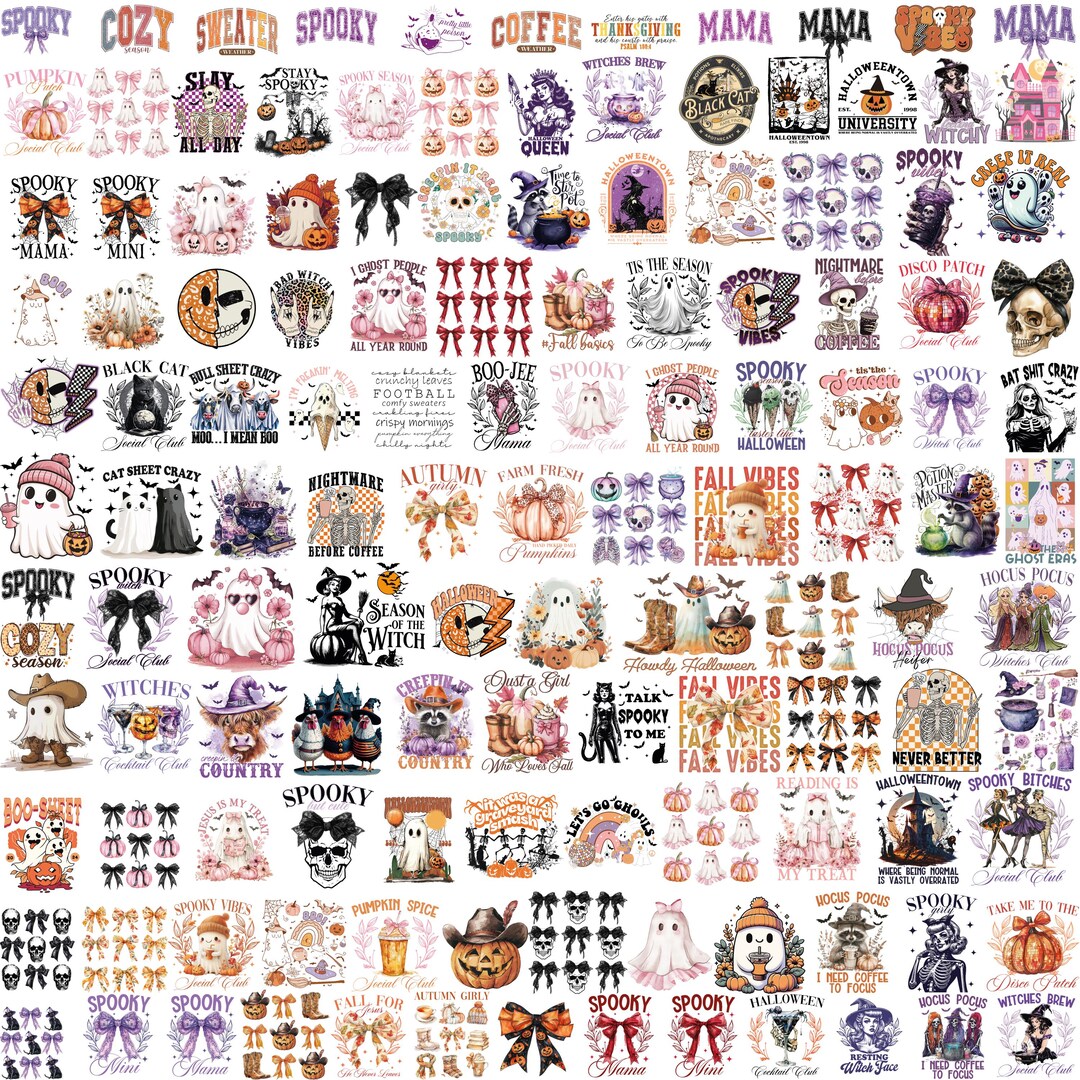 130+ Retro Halloween Bundle PNG, Halloween Bundle, Halloween Png ...