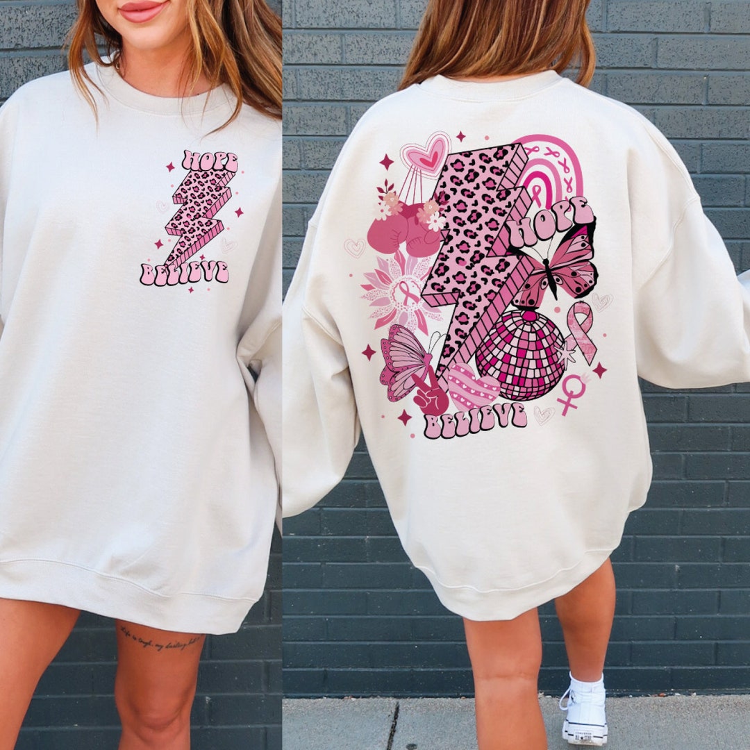 Retro Breast Cancer Png, Breast Cancer Awareness Sublimation Design ...