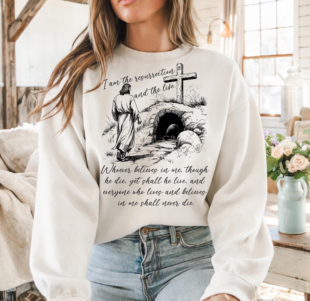 Christian Easter Graphics, Floral Resurrection PNG, Jesus Designs ...