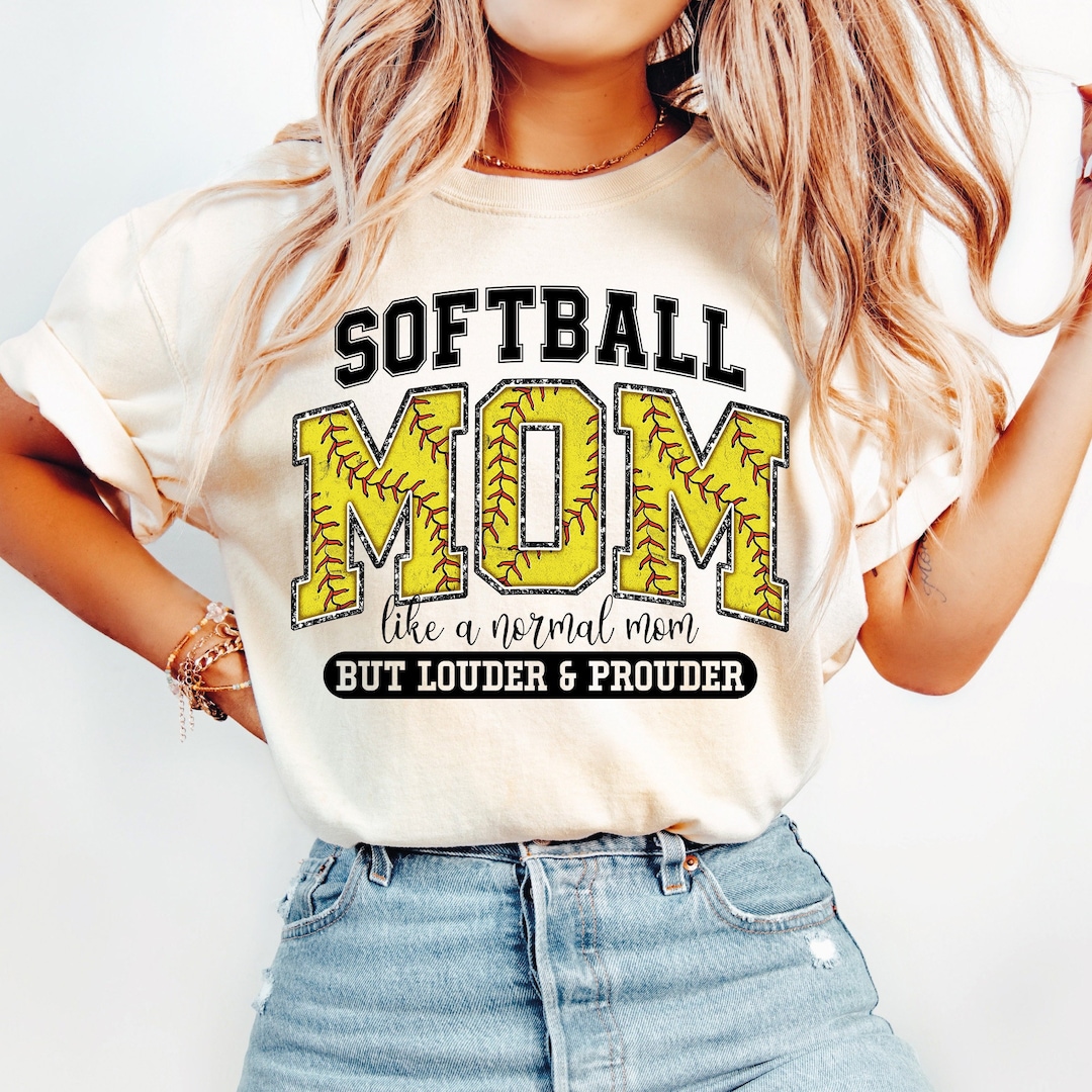 Softball Mom PNG, Varsity, Distressed, Softball Mama, Loud and Proud ...