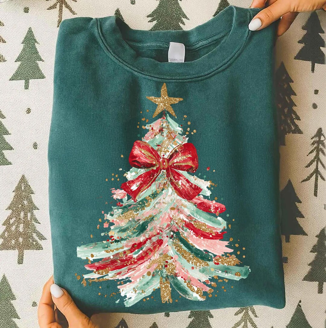 Preppy Christmas Tree PNG Messy Hand Drawn Hot Red Doodle Png Brush ...