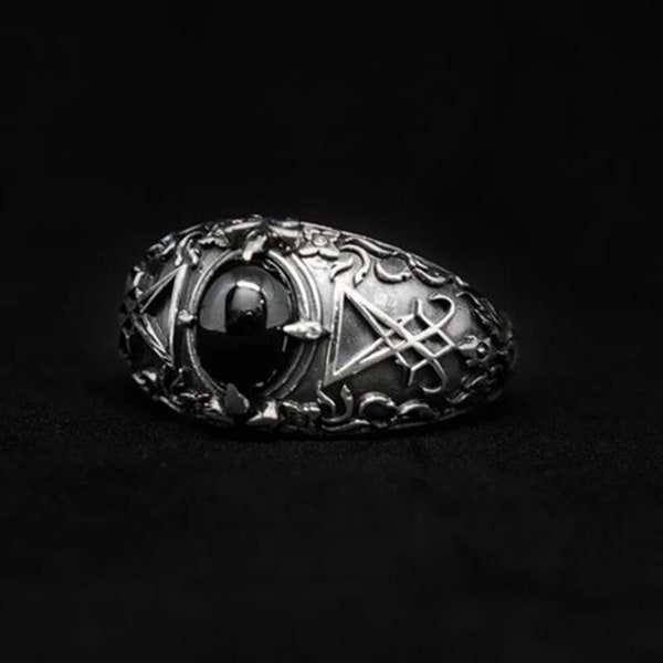 Vintage Lucifer Ring - Etsy