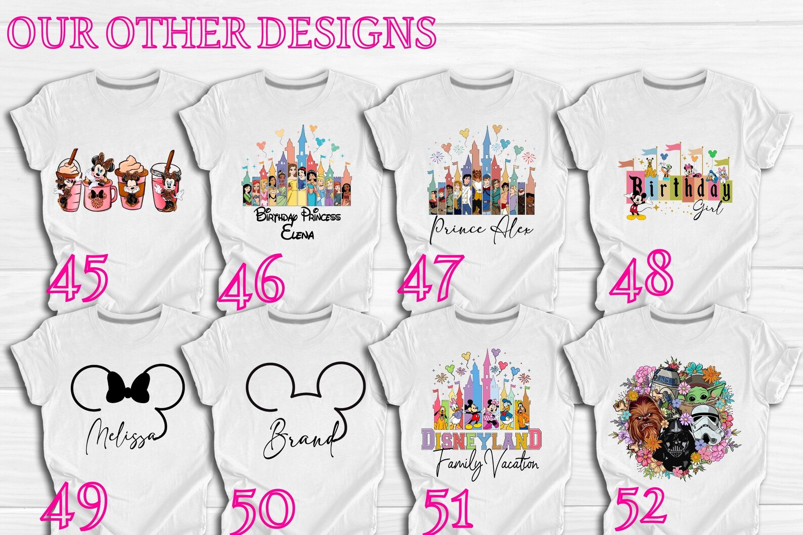 Personalized Disneyland Shirt, Customize Disney Trip Tee, Mickey Mouse ...