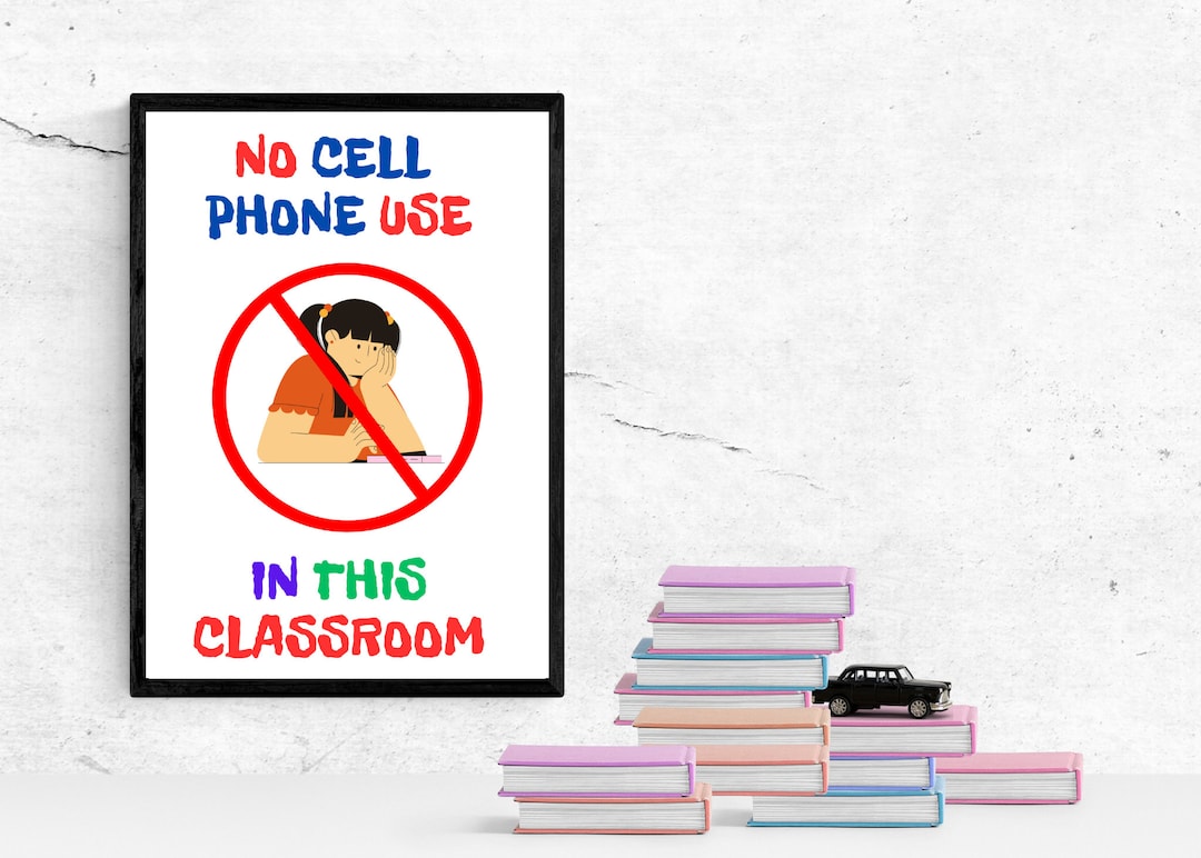 No Cell Phone Use Sign Poster - Etsy
