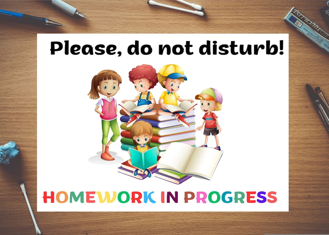 Homework Signs please Do Not Disturb 14 Posters - Etsy