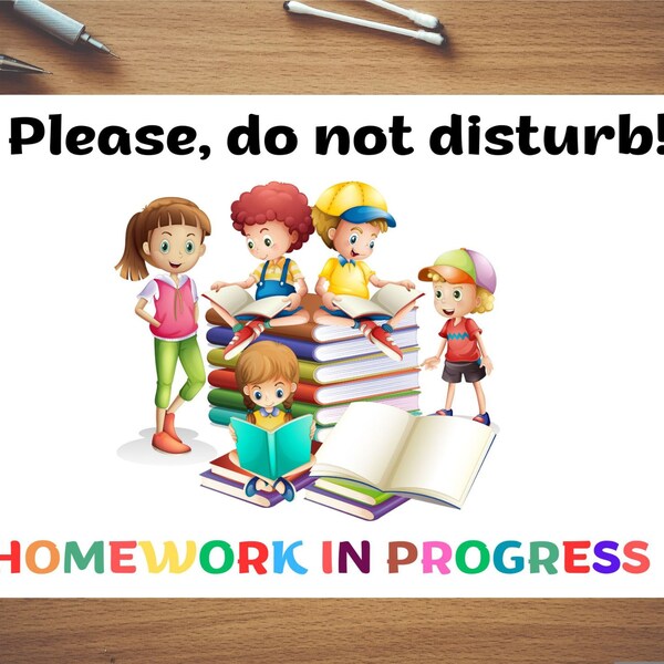 Homework Signs - Etsy