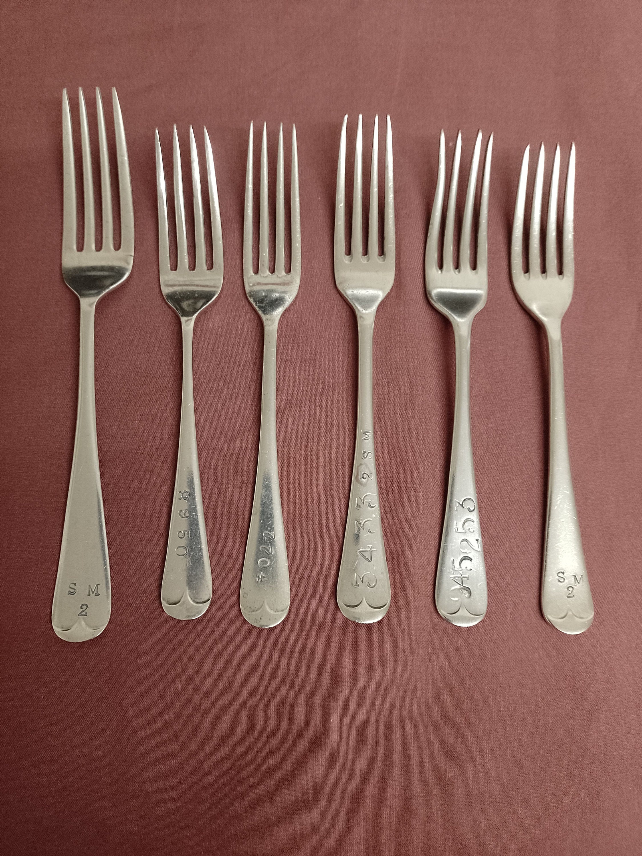 RARE Silver Plate WW2 Military Cutlery Set: British Officer, Crows Foot ...