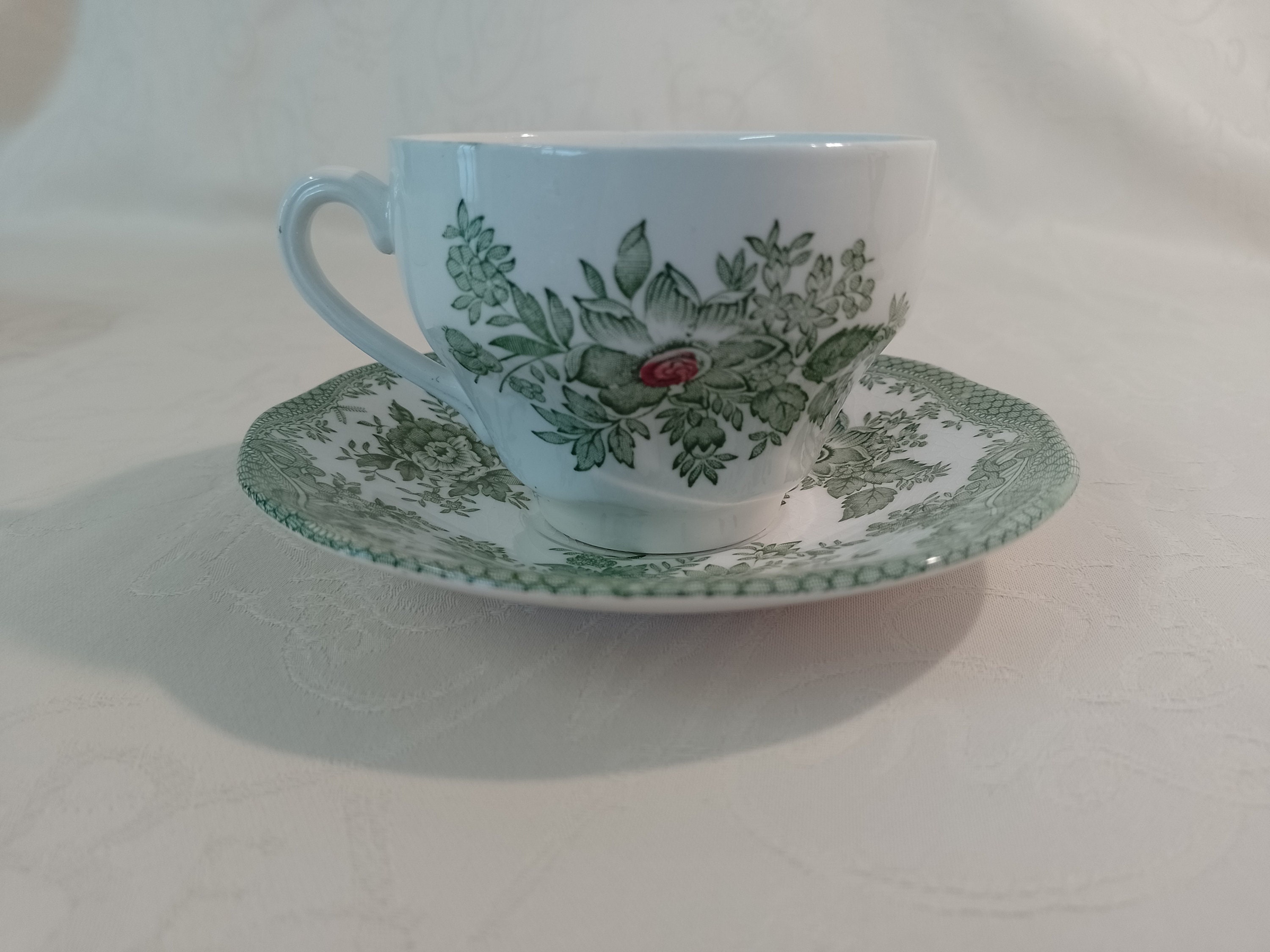 RARE ENOCH WEDGEWOOD Tunstall Teacup and Bowl. Kent Pattern. - Etsy