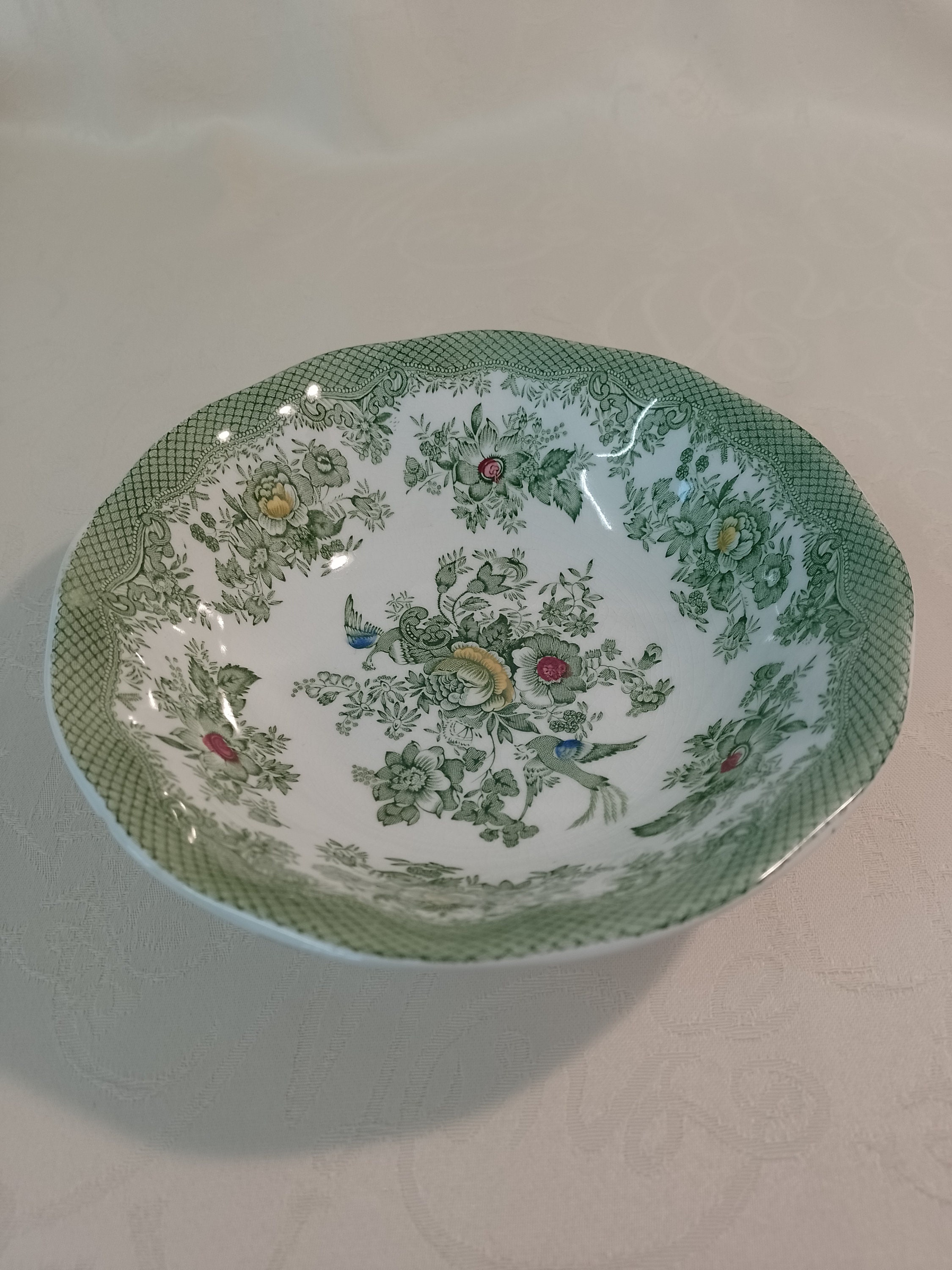 RARE ENOCH WEDGEWOOD Tunstall Teacup and Bowl. Kent Pattern. Made in ...