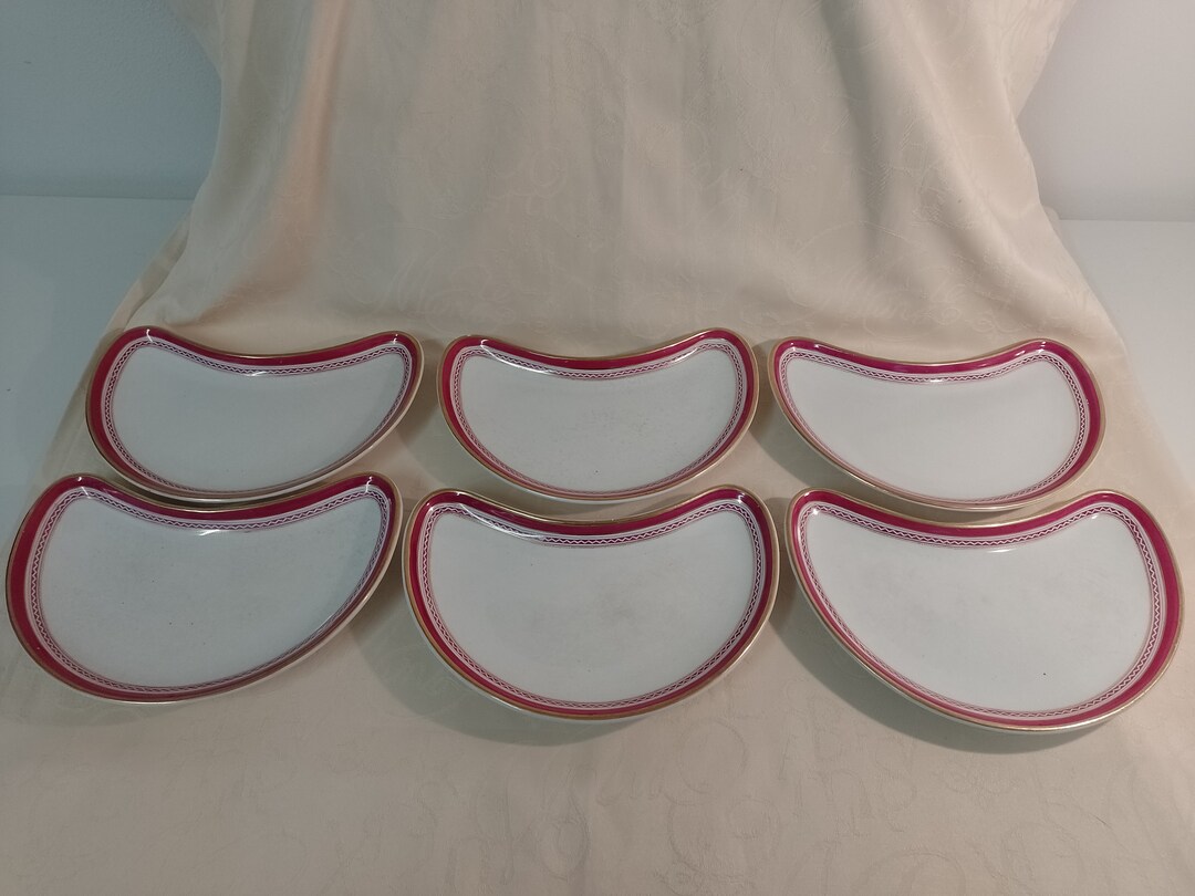 Extremely RARE MINTON 1862 Half Moon, Crescent, Side Plate. C597. Rare ...