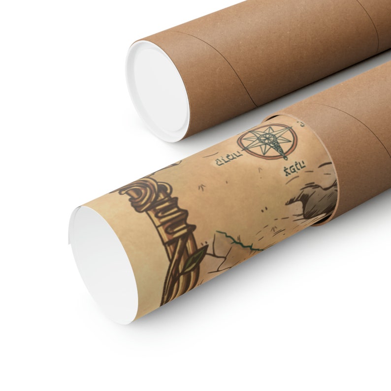 Biblical Israel Map - Large Frameable Map on Archival Matte Paper 22" X ...