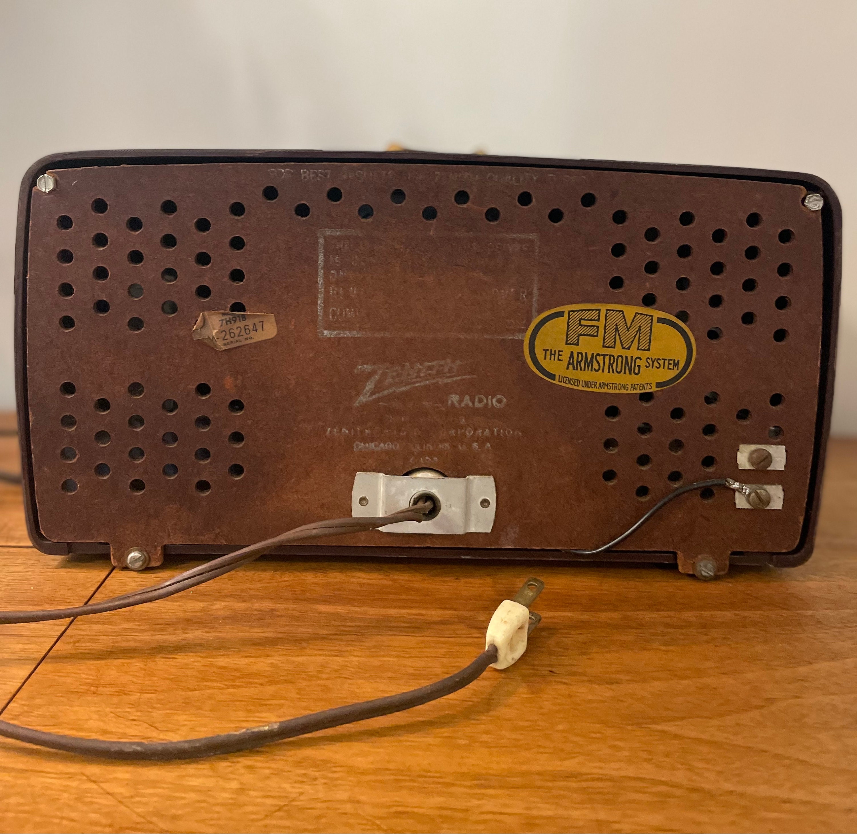 Working Zenith Bakelite FM Radio Restored - Etsy