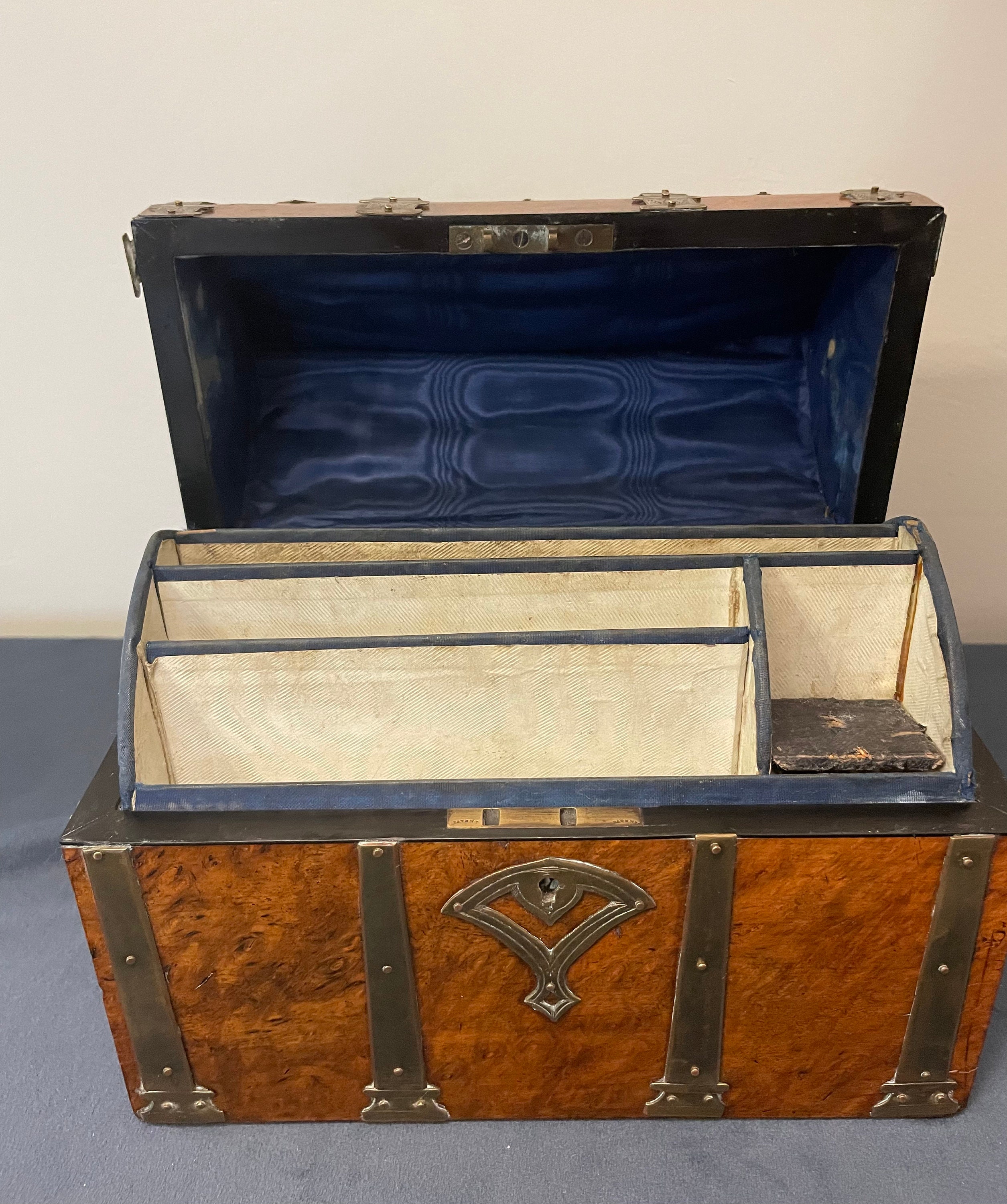 Victorian Gothic Revival Burled Walnut Letter Box - Etsy