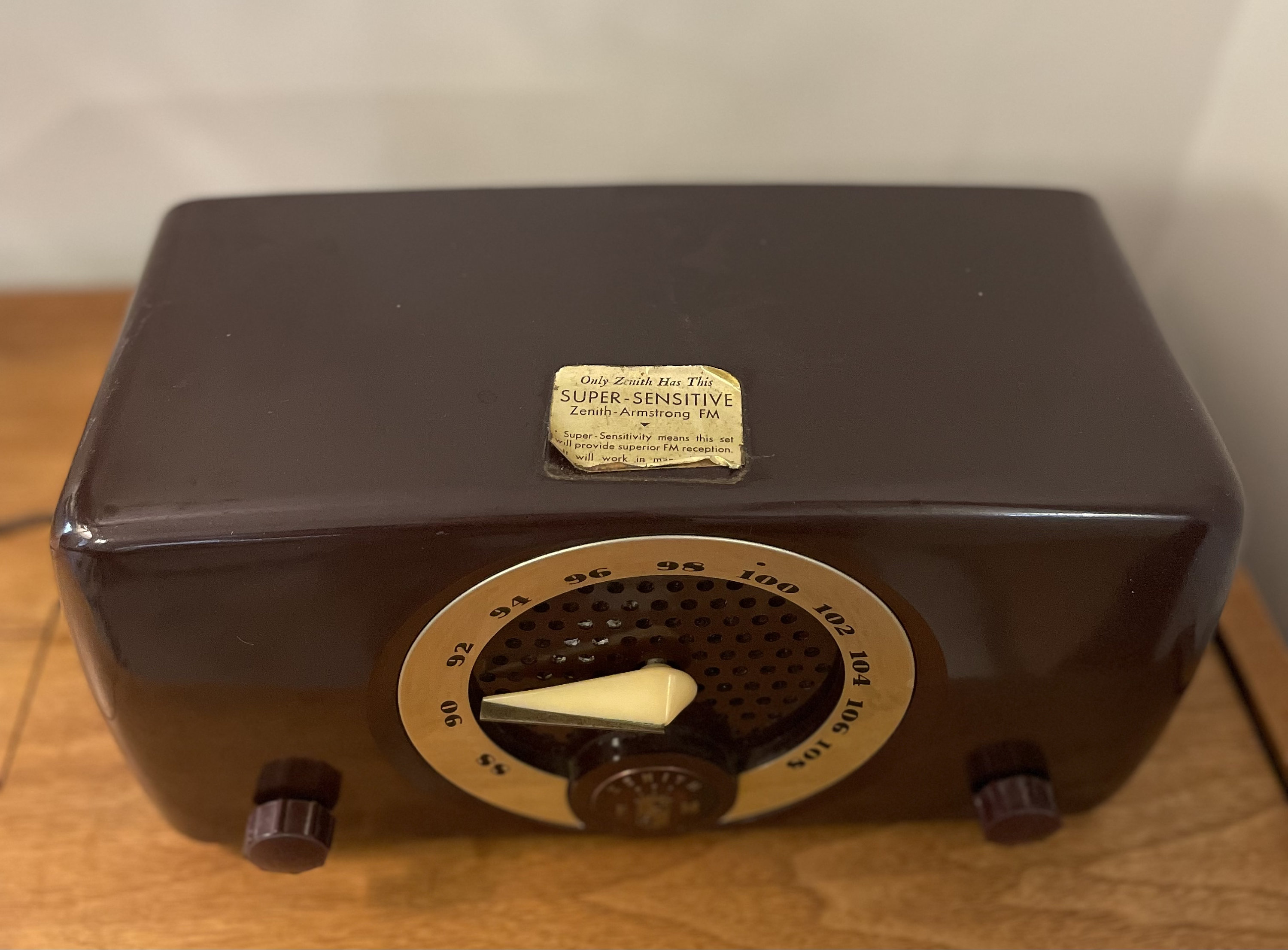 Working Zenith Bakelite FM Radio Restored - Etsy