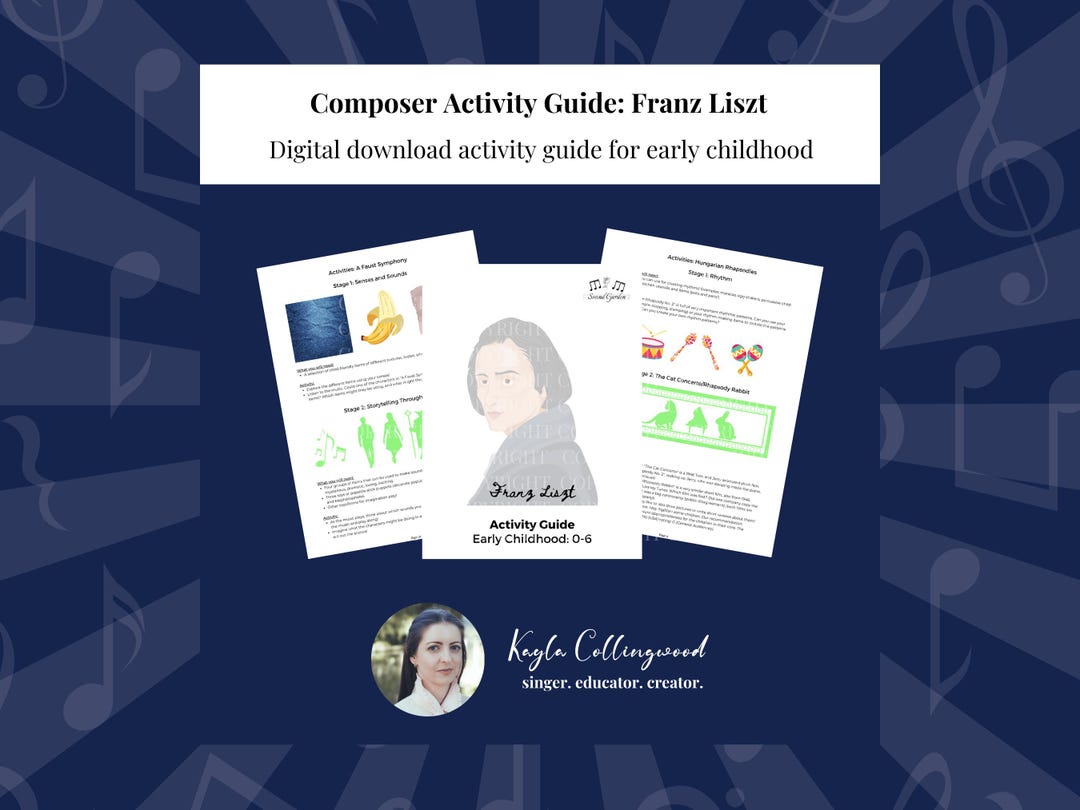 Franz Liszt | Classical Music for Children | Composer Activity Guide ...