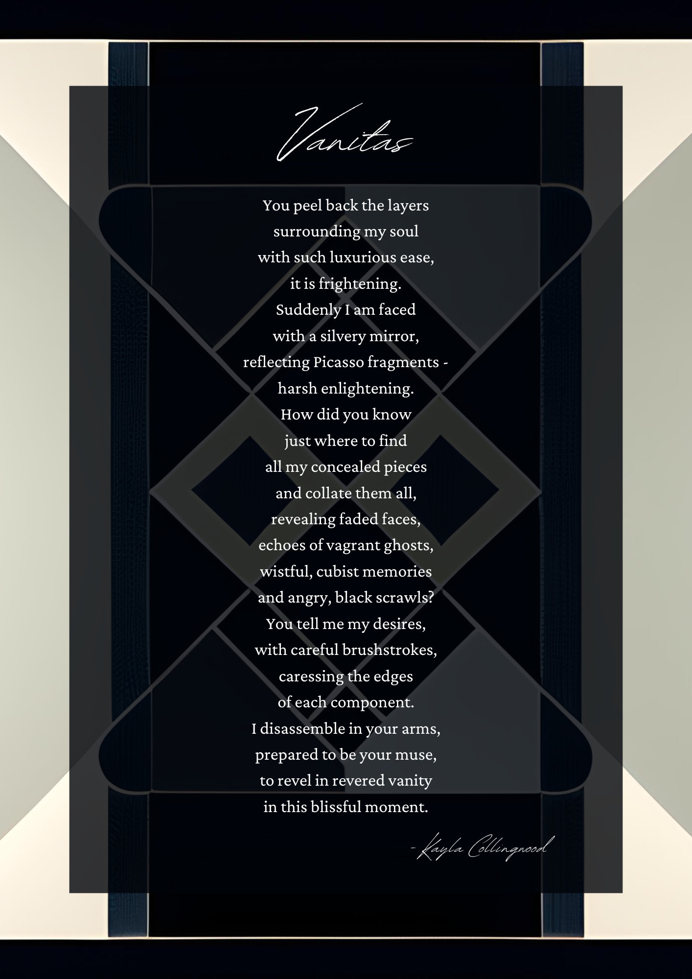Vanitas Original Poem Digital Download Wall Art Available in A5/A4/A3 ...