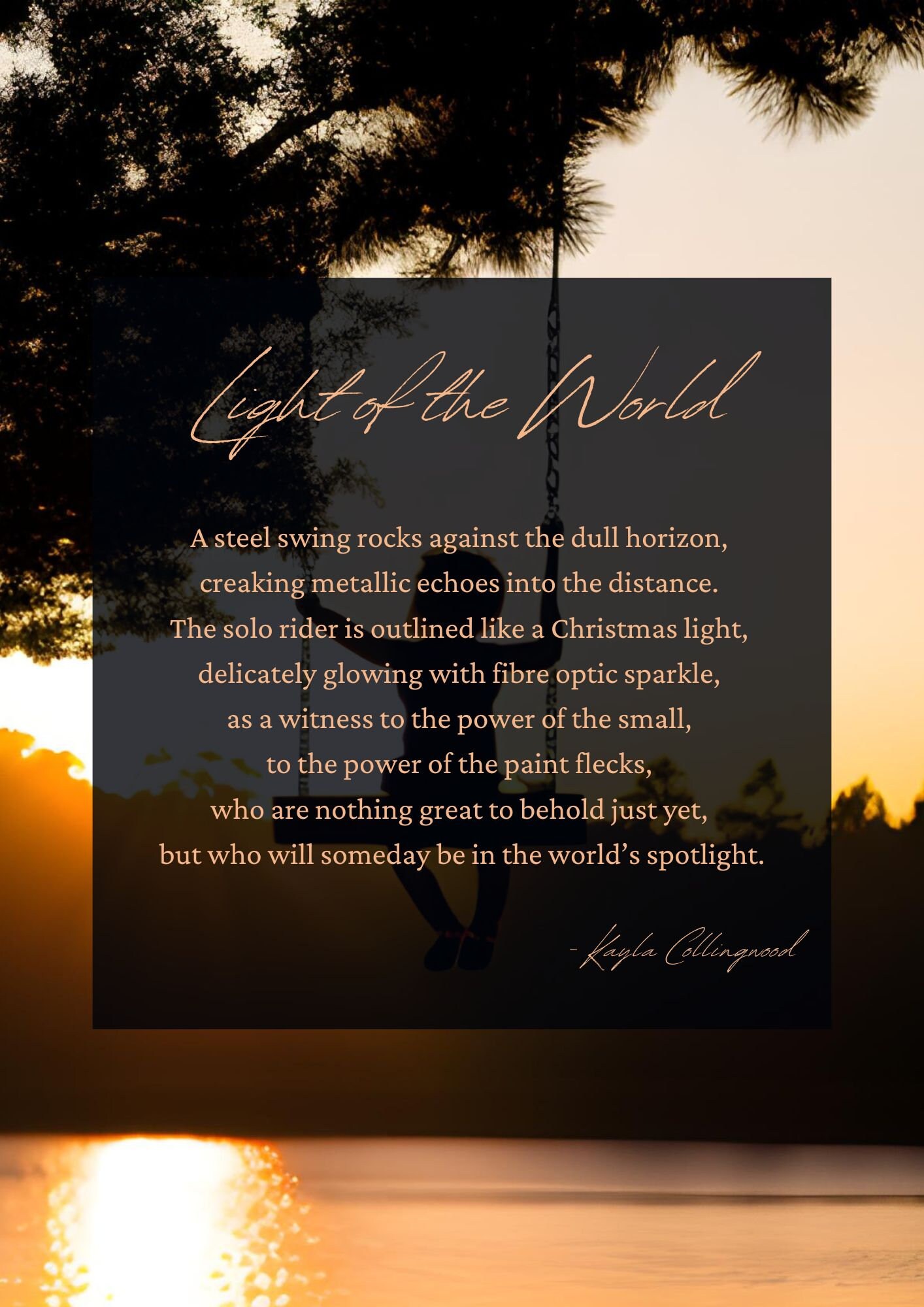 Light of the World Original Poem Digital Download Wall Art Available in ...